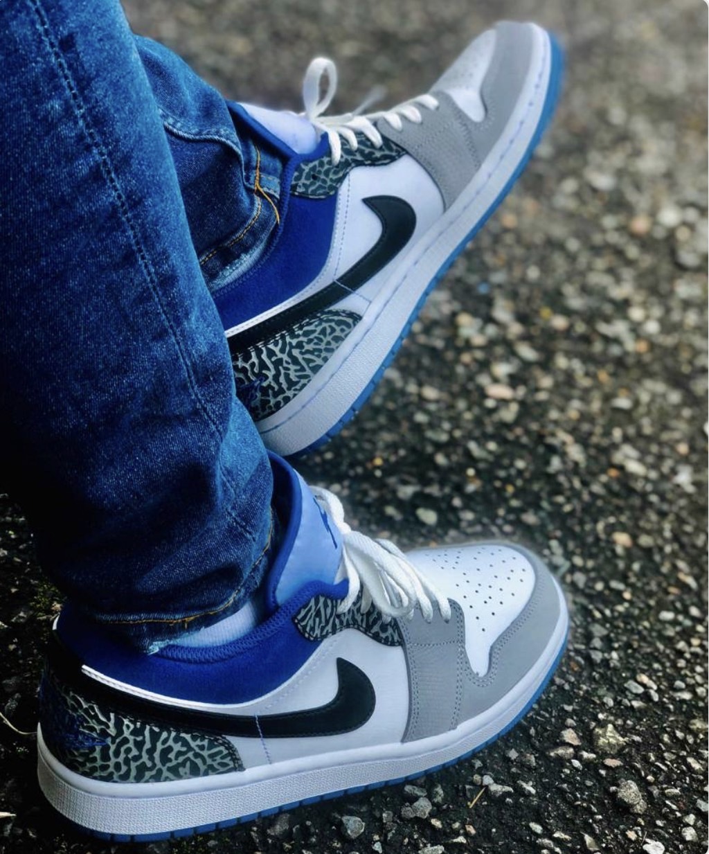 javisneaker.com :: Giày JORDAN 1 LOW SE TRUE BLUE DM1199-140